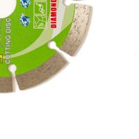 China Cold Press 5inch 125×1.2/1.8×10×22.23×9T Segmented Diamond Blade For General Purpose , Stone And Concrete for sale