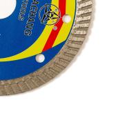China Hot Press High Quality 5inch '125×1.2/2.0×10×22.23mm Porcelain Diamond Blade65Mn Steel Body With Long Cutting Life for sale