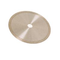 China Cold Press 7inch 180×1.6/2.2×10×22.23mm Continuous Rim Diamond Blade For Ceramic ,Marble With Long Cutting Life for sale