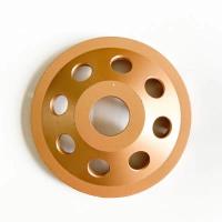 China High Quality 4inch Laser Welded 105mm Single Row Diamond Cup Wheel For Concrete , Stone,Hard Building Materials for sale