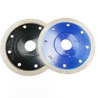 China High Quality Hot Press 4inch 105x0.8/1.2x10x20mm Blue Circular Diamond Saw Blade For General Purpose , Ceramic , Brick for sale