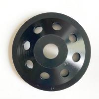 China High Level 4.5inch Laser Welded 115mm Single Row Diamond Cup Wheel For Concrete , Stone,Hard Building Materials for sale