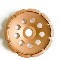 China 5inch Laser Welded 125×10T(30×5×7.2)×22.23mm Single Row Diamond Cup Wheel For Concrete , Stone,Hard Building Materials for sale