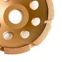 China Factory 7inch Laser Welded 180mm Diamond Single Row Grinding Cup Wheel For Concrete , Stone,Hard Building Materials for sale