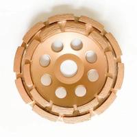 China 115mm 4-1/2 In. Double Row Diamond Cup Wheel For Stone Double Diamond Cup for sale
