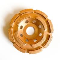 China 115mm 4-1/2 In. Double Row Diamond Cup Wheel For Stone Double Diamond Cup for sale