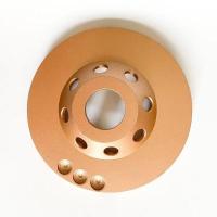 China 7 In. Single Row Double Row Diamond Cup Grinding Wheel 180mm Huachang Diamond Tools for sale