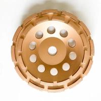 China 230mm 9 Inch Diamond Cup Wheel Double Row Cup Wheel For Stone Hard Building Materials for sale