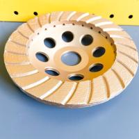 China HuaChang Tool 6inch Sintered 150mm Diamond Continuous Turbo Grinding Cup Wheel For Concrete , Stone,Building Materials for sale