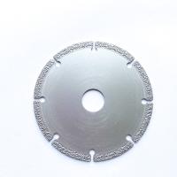 China High Quality 4.5inch 115×1.4/2.4×6×9T×22.23mmVacuum Brazed Diamond Grinding Cutting Disc for sale