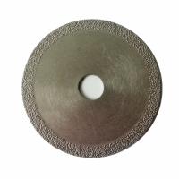 China 100×1.0/1.8×15×20mm Vacuum Brazed Diamond Saw Blade For Cutting Cast Iron Marble Metal Stainless Steel Fire Emergency for sale