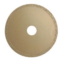China 230×1.8/2.8×10×22.23mm Vacuum Brazed Diamond Saw Blade For Cutting Cast Iron Marble Metal Stainless Steel for sale