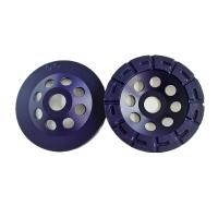China 180mm Laser Welded Segmented Diamond Grinding Cup Wheel For Concrete , Stone, Building Material for sale