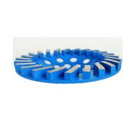 China 150mm Laser Welded Segmented Diamond Grinding Cup Wheel For Concrete , Stone, Building Material for sale