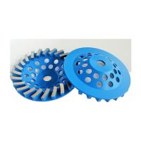 China 150mm Laser Welded Segmented Diamond Grinding Cup Wheel For Concrete , Stone, Building Material for sale