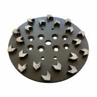 China 230mm Laser Welded Segmented Diamond Grinding Cup Wheel For Concrete , Stone, Building Material for sale