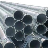 China ERW Galvanized Steel Conduit Pipe Round Square Section Shape Welding Connection for sale