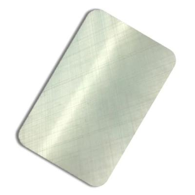 China SS 304 Hairline Finish Colored Stainless Steel Decorative Sheet No 4 0.1-300mm Thick for sale