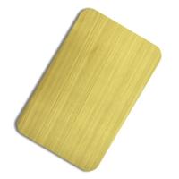 China SS 304 Hairline Finish Colored Stainless Steel Decorative Sheet No 4 0.1-300mm Thick for sale