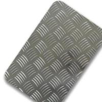 China 316L Stainless Steel Sheet 1.5mm 1.2mm 6mm Diamond Checker Plate AISI 1.4404 for sale