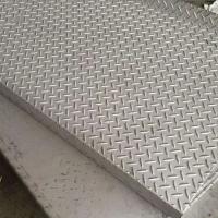 China Diamond Embossed Stainless Steel Sheet 304 0.9mm Chequered Plate for Backsplash for sale