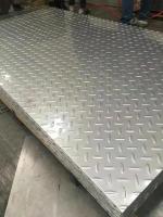 China Diamond Embossed Stainless Steel Sheet 304 0.9mm Chequered Plate for Backsplash for sale