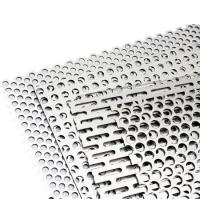 China Stainless Steel Perforated Plate 316 304 430 0.1-300mm Thickness for Industrial Construction for sale