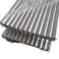 China Powder Coated Off White GI Corrugated Sheet Gauge 26 for Roofing for sale