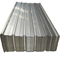 China Powder Coated Off White GI Corrugated Sheet Gauge 26 for Roofing for sale