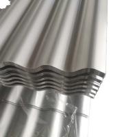 China Powder Coated Off White GI Corrugated Sheet Gauge 26 for Roofing for sale
