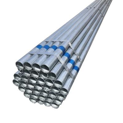 China Hot Dip Galvanized Seamless Steel Pipe 20mm OD 6m Length Q235 for Construction for sale