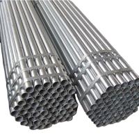China Hot Dip Galvanized Steel Pipe ASTM A106 A36 BS 1387 ERW 21.3-165mm OD for sale