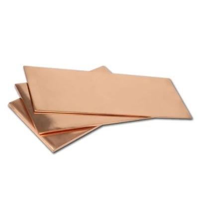 China 99.95 Pure C10200 Oxygen Free Copper Sheet 2mm Thickness 1000mm Width for sale
