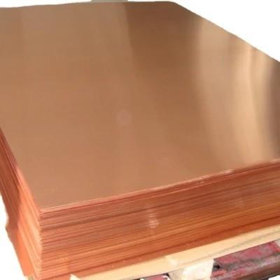 China 99.99% Pure Red Copper Sheet Plate 1000mm x 500mm 0.3mm-100mm Thick C11000 for sale