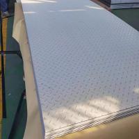 China ASTM 304 Stainless Steel Skid Plate Pattern Embossed Checkered Sheet 5mm for sale