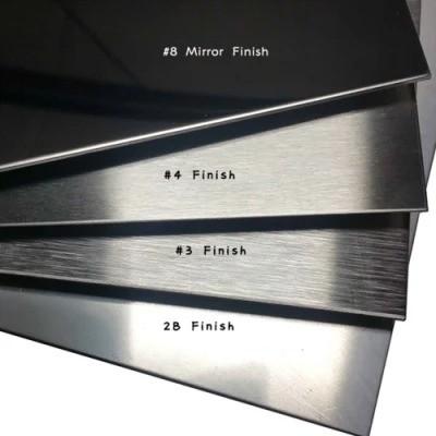 China HL 8K Mirror Stainless Steel Sheet 1200x1000x3mm SS304 SS316 SS430 904L Plate for sale