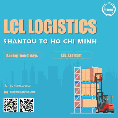 China Shantou to Ho Chi Minh LCL Ocean Freight Forwarder 3 Days Transit for sale