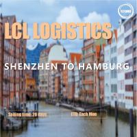China Shenzhen to Hamburg LCL International Shipping Forwarder CIF DDU 20ft Container for sale