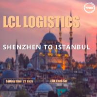 China LCL Ocean Freight Shipping from Shenzhen to Istanbul Turkey NVOCC Service for sale