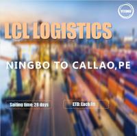 China Ningbo to Callao Peru LCL Shipping 28 Days Transit Time 1 CBM Minimum for sale