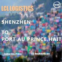 China LCL Freight Service from Shenzhen to Port Au Prince Haiti 29 Days Transit for sale