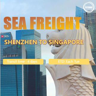 China International Sea Freight Shenzhen to Singapore Port to Port 4 Days Transit for sale