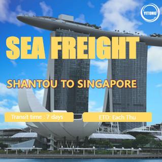 China International Sea Freight Shantou to Singapore Port to Port 7 Days Transit for sale