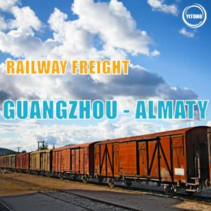 China International Rail Freight from Guangzhou to Almaty Kazakhstan 30-60 Day Transit for sale