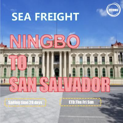 China International Sea Freight Ningbo to San Salvador via ACAJUTLA LCL FCL Shipping for sale