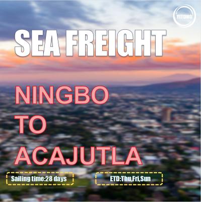 China Ningbo to Acajutla Salvador Ocean Freight 3 Shifts Weekly LCL FCL Service for sale