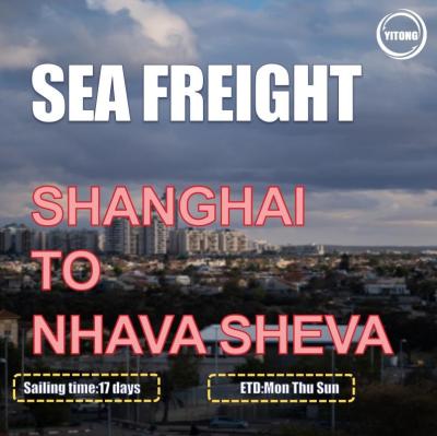 China Shanghai to Nhava Sheva Ocean Freight Shipping 20GP 40GP Container Sea Freight for sale