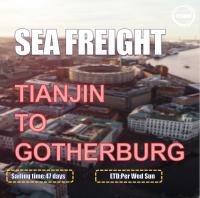 China International Sea Freight China to Gothenburg Sweden 47 Days Shipping Service for sale