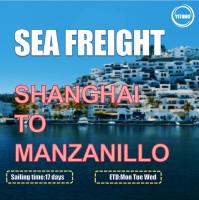 China Direct NVOCC Sea Freight Shanghai to Manzanillo Mexico 20GP 40GP Container Shipping for sale