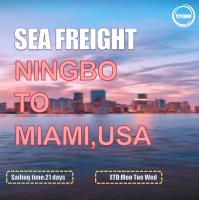 China International Sea Freight from Ningbo to Miami USA Direct Sailing LCL FCL Shipping for sale